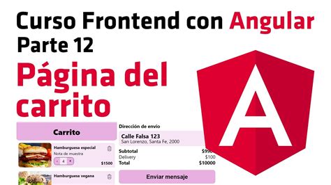 Página Del Carrito Curso Frontend Con Angular Parte 12 Youtube