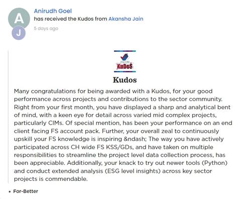 Anirudh Goel On Linkedin Grateful To Receive The Encore Kudos Award