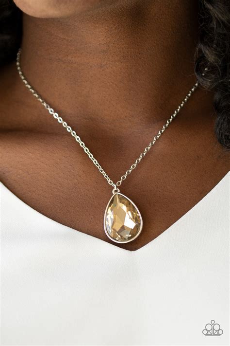 Paparazzi So Obvious Necklace Brown Box 8 Cynthias Dazzling 5 Bling