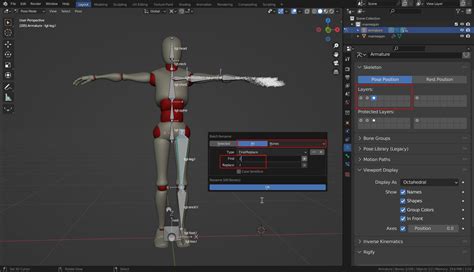 Modeling Doesnt Symmetrize In Object Or Pose Mode Rigging Blender