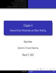 Enhanced E-R Models: Subclass, Superclass, Inheritance | Course Hero