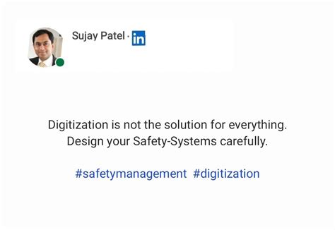 Digitization Sujay Patel