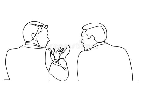 Two Men Talking Stock Illustrations 4 374 Two Men Talking Stock