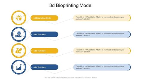 D Bioprinting Model PPT Structure ACP PPT Template