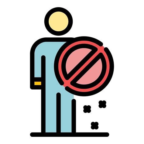 premium vector immigrants restricted icon outline immigrants