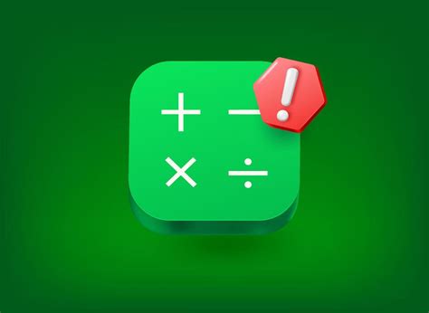 Clculator Cloud Icon With Exclamation Point Pictogram Vector 3d