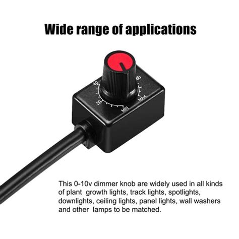 DC 0 1 10V Knob LED Dimmer Low Voltage Passive Dimmer PWM Dimming