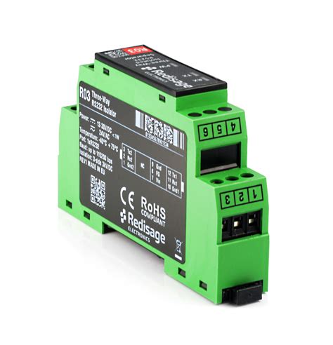 R03 Three Way Isolated Rs232 Repeater Separator 3kv Dc Isolation Three Way 3 Kv Dc