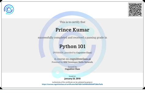 Cognitive Class Py0101en Certificate Cognitiveclass