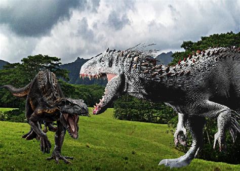 Indoraptor Vs Indominus Rex Jurassic Park World Indominus Rex Jurassic World Fallen Kingdom