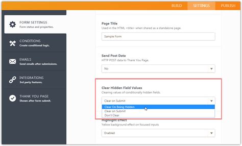 Hide And Reset Field With Condition