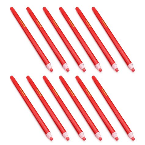 12pcs Colorful Fabric Sewing Marker Pencil Tailor Marking Pencil