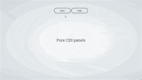 CSS Panels