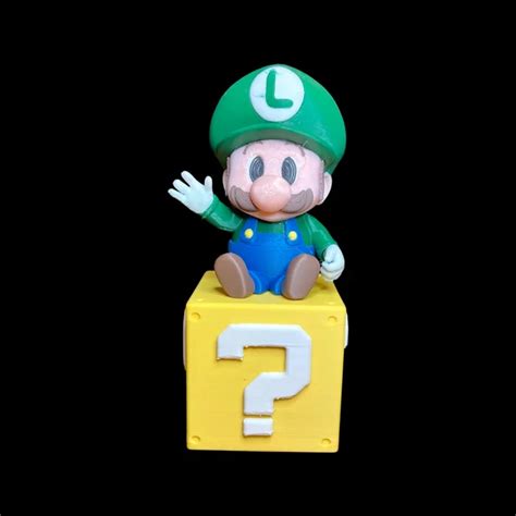 Mini Luigi Mario 3d Print Model Download Free