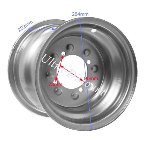 Rear Rim For Atv Bashan Quad 200cc Bs200s 7 Wheels And Tires Bashan