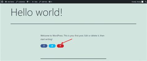 How To Add Pinterest Button To WordPress Engine Templates