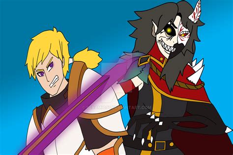 Jaune Vs Cinder By Seramic97 On Deviantart