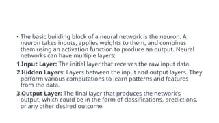 Neural Networks And Represention Learning Pptx Artificial Intelligence Technology Computing