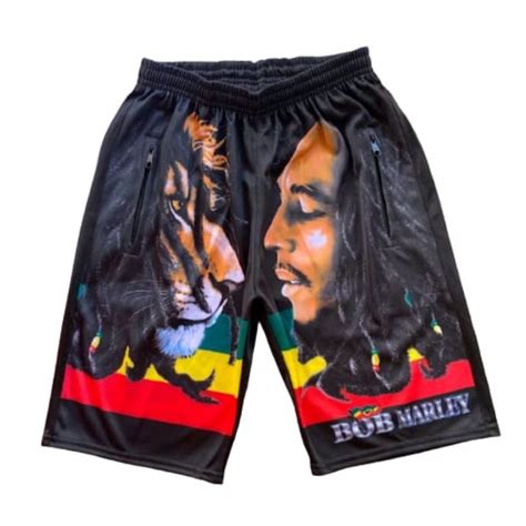 Bermuda Masculina Bob Marley Bermuda Masculina Com Bolso Shopee Brasil
