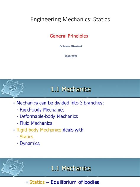 Lectures Of Statics Pdf