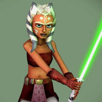 Ahsoka Tano Star Wars D Model By Rotomu