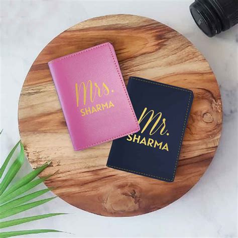 Buy Personalized Couple Passport Covers On Nutcase India