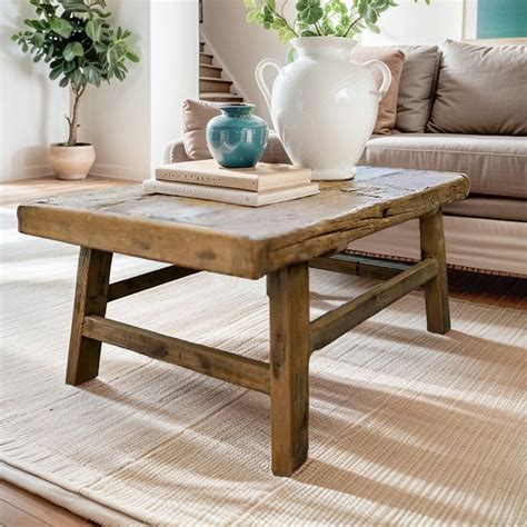 Reclaimed Wood Rustic Coffee Table Etsy