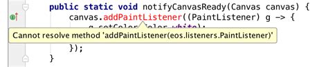 Java Get IntelliJ To Recognize Modified Internal Class Method Stack
