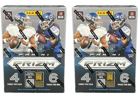 2022 Panini Prizm Football Blaster Box Green Prizms 2x Lot 2022 Us