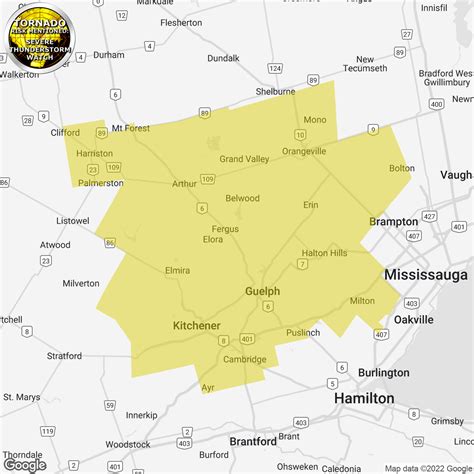 Severe Thunderstorm Watch Issued