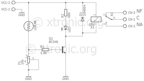Module Circuit Light Sensor With Ldr Light Dependent Resistor Xtronic