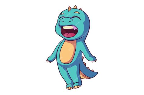 Premium Vector Cute Dragon Cartoon Character Design