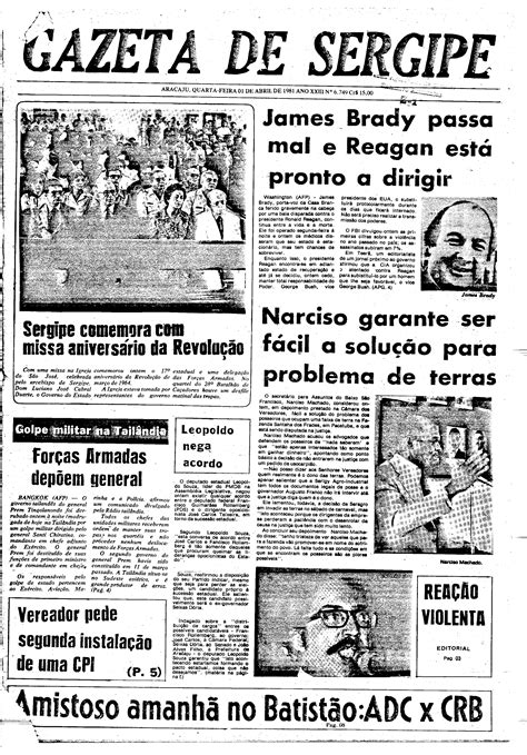 Jornais De Sergipe Gazeta De Sergipe