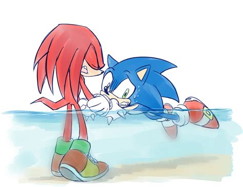 Knuckles X Sonic Fan Art Robotse Wallpaper