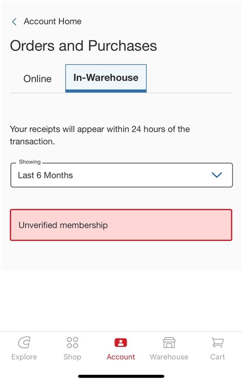 Global Issue Unverified Membership R Costco