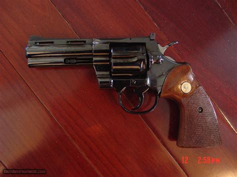 Colt Python 4totally Refinished Like Newhigh Gloss Mirror Blue1967