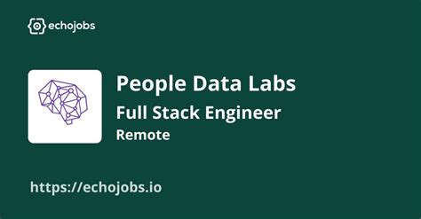 People Data Labs Is Hiring Full Stack Engineer Remote Python Nodejs Mysql Sql Postgresql Api