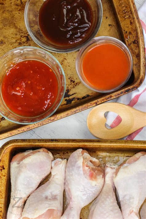 Bbq Drumstickseasy Sauce Our Zesty Life