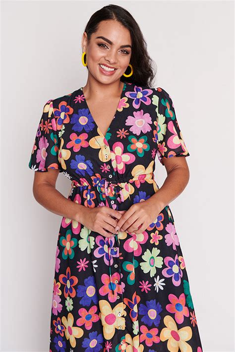 Kristina Daisy Pop Dress Little Party Dress