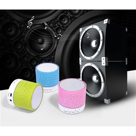 Mini Bluetooth Speaker с Led светлини Mp3 плейър стерео саунд Dc5v