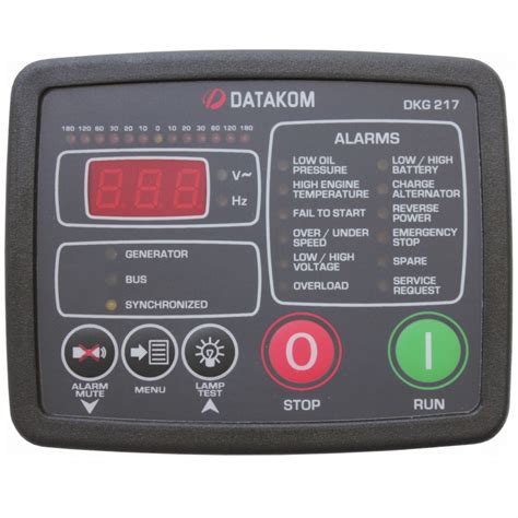 Datakom Dkg 217 Manual Start Generator Control Panel With Synchroscope