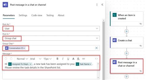 how to send teams messages using power automate enjoy sharepoint