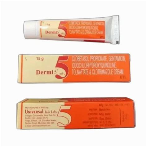 Dermi 5 Plus Cream 15g Universal Twin Labs Packaging Size 15 Gm At ₹ 60 Piece In Nagpur