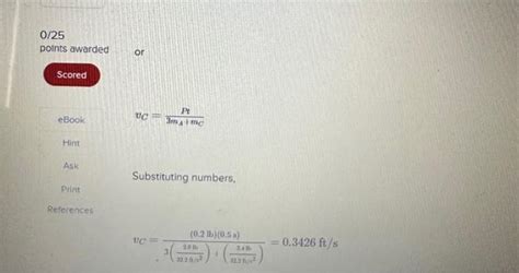 Solved Use Kinematics And The Impulse Momentum Principle