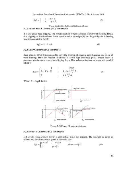 Performance Analsis Of Clipping Technique For Papr Reduction Of Mb Ofdm