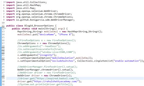 Desiredcapabilities Browseroptions In Selenium Rahul Shetty Academy Blog