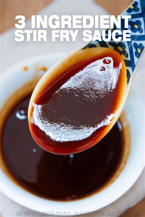 3 Ingredient Stir Fry Sauce Recipe
