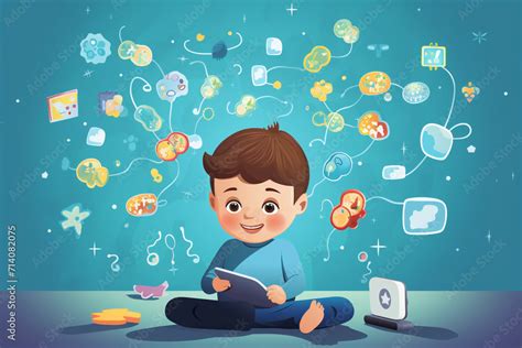 Visual Representation For World Autism Day That Captures The Impact Of Early Exposure To Digital