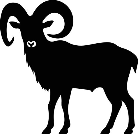 Dall Sheep Silhouette 38100566 Vector Art At Vecteezy