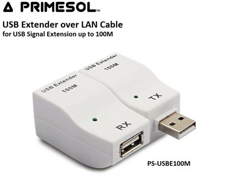 USB Extender Over LAN Cable For USB Signal Extension Up To 100M Primesol PS USBE100M At 3250